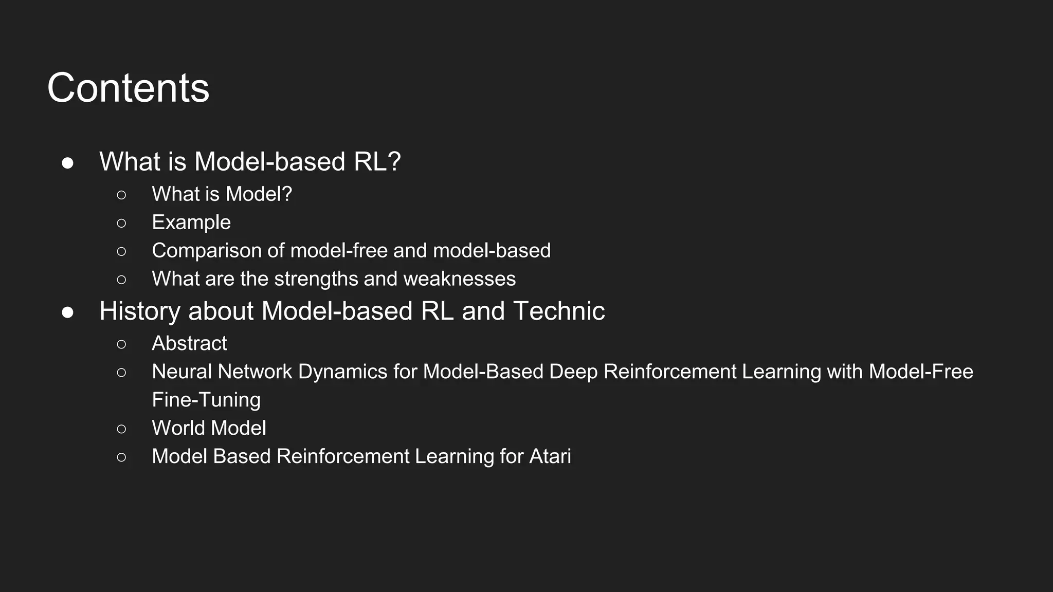 Model based rl | PPT