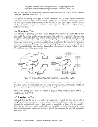 Model based software testing | PDF