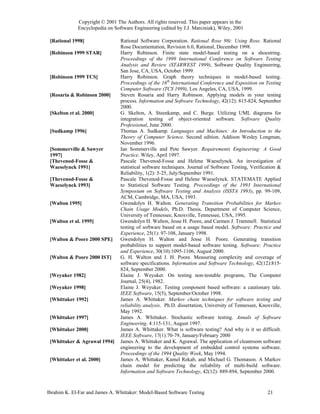 Model based software testing | PDF