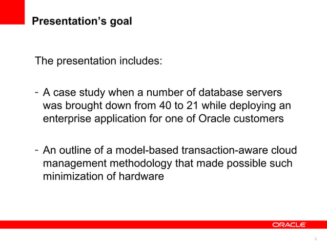 Model based transaction-aware cloud resources management case study and methodology | PPT