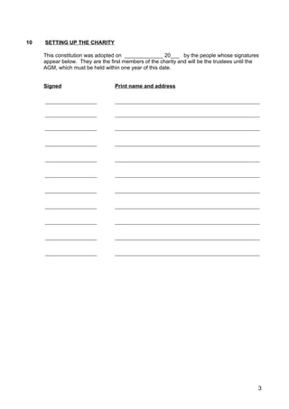 model constitution for charities and community groups | DOCX