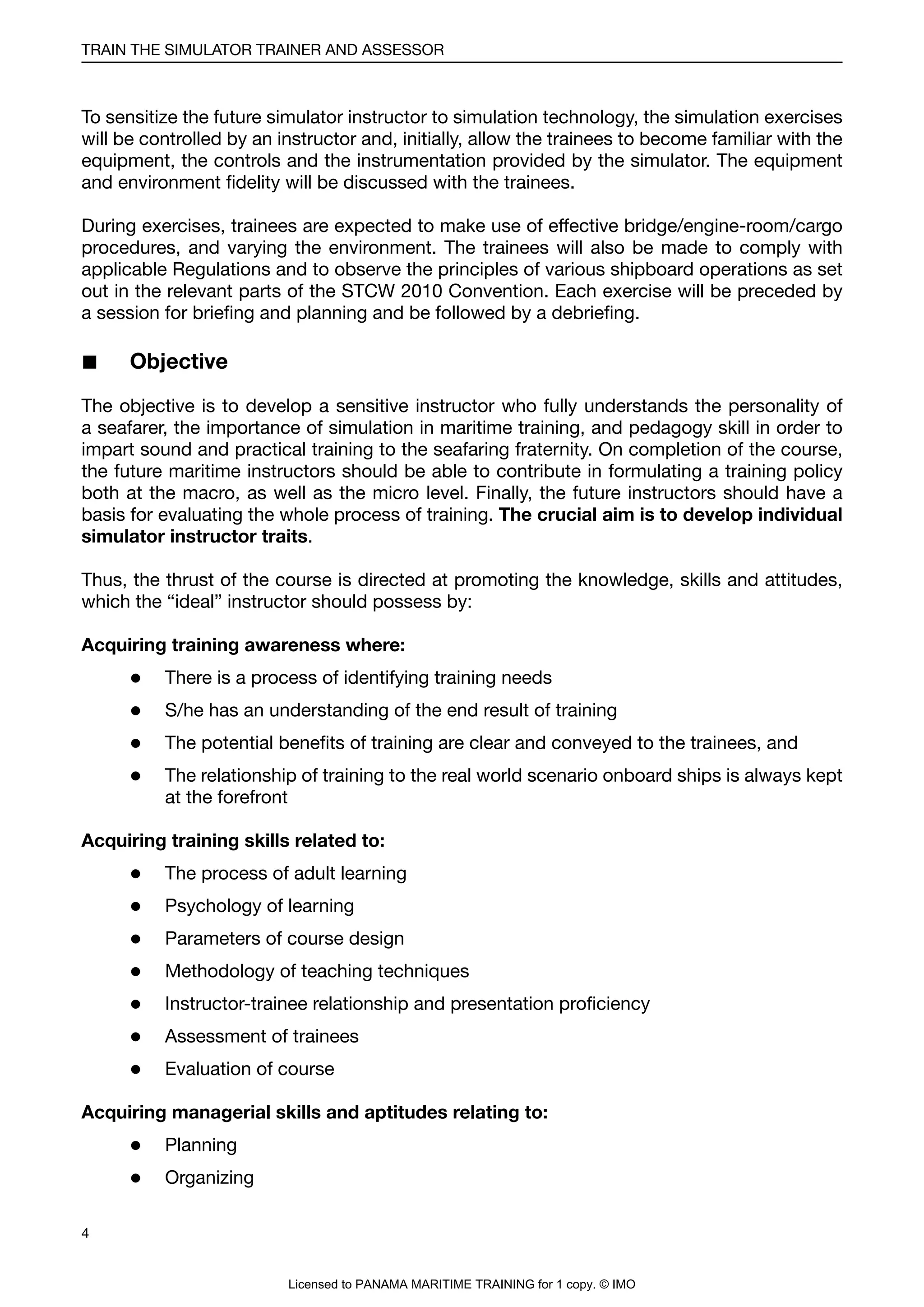 IMO Model Course 6.10 Edition 2012 | PDF