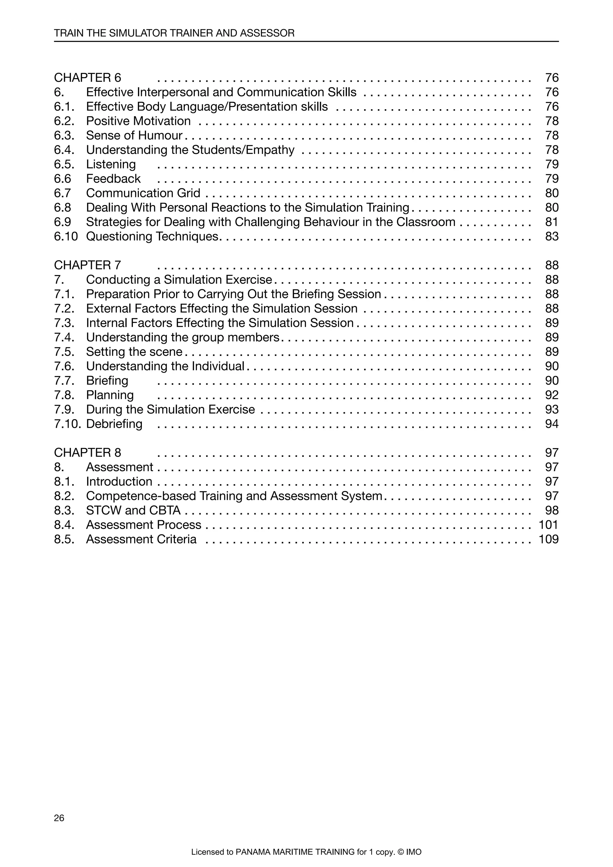 IMO Model Course 6.10 Edition 2012 | PDF