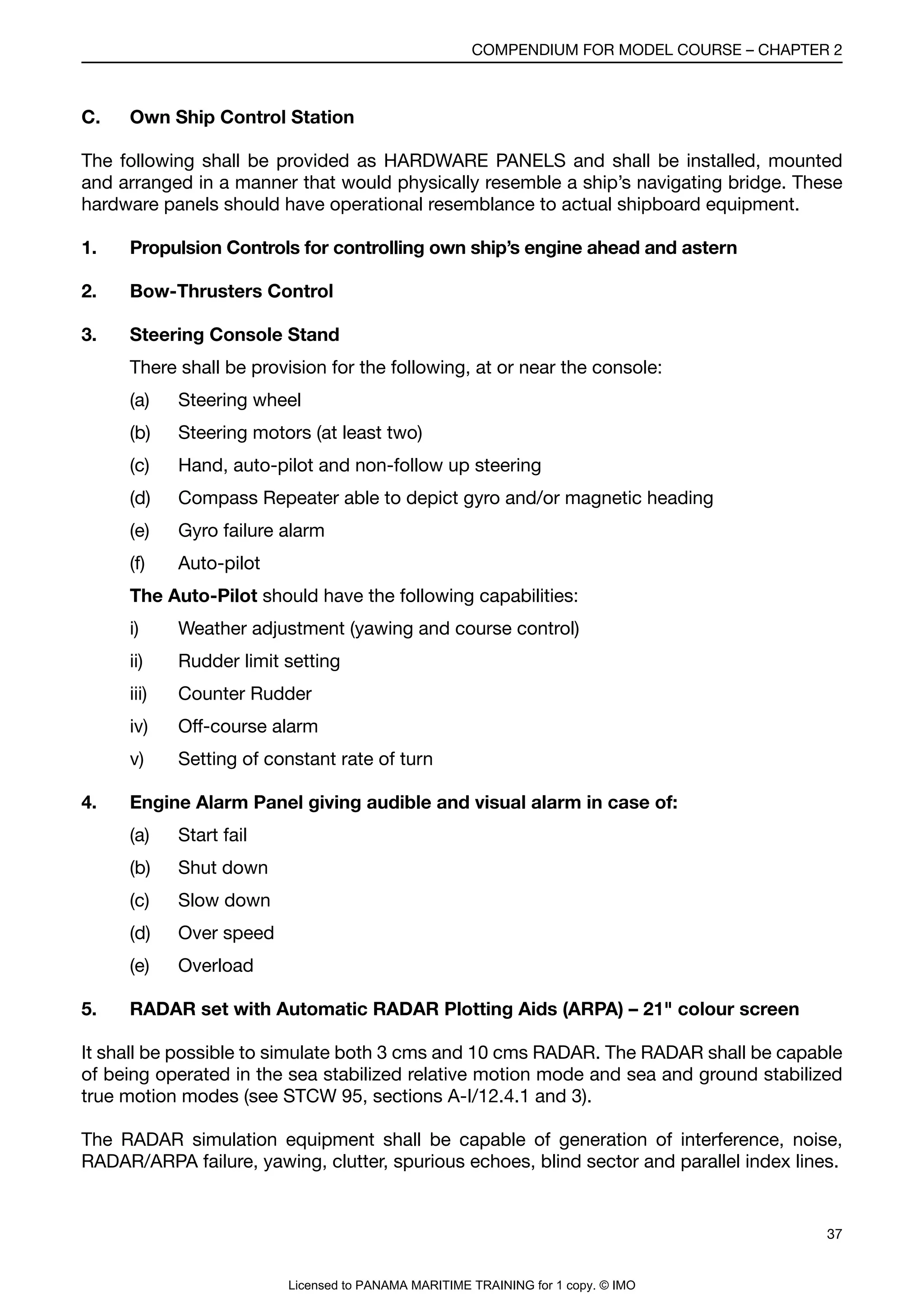 IMO Model Course 6.10 Edition 2012 | PDF