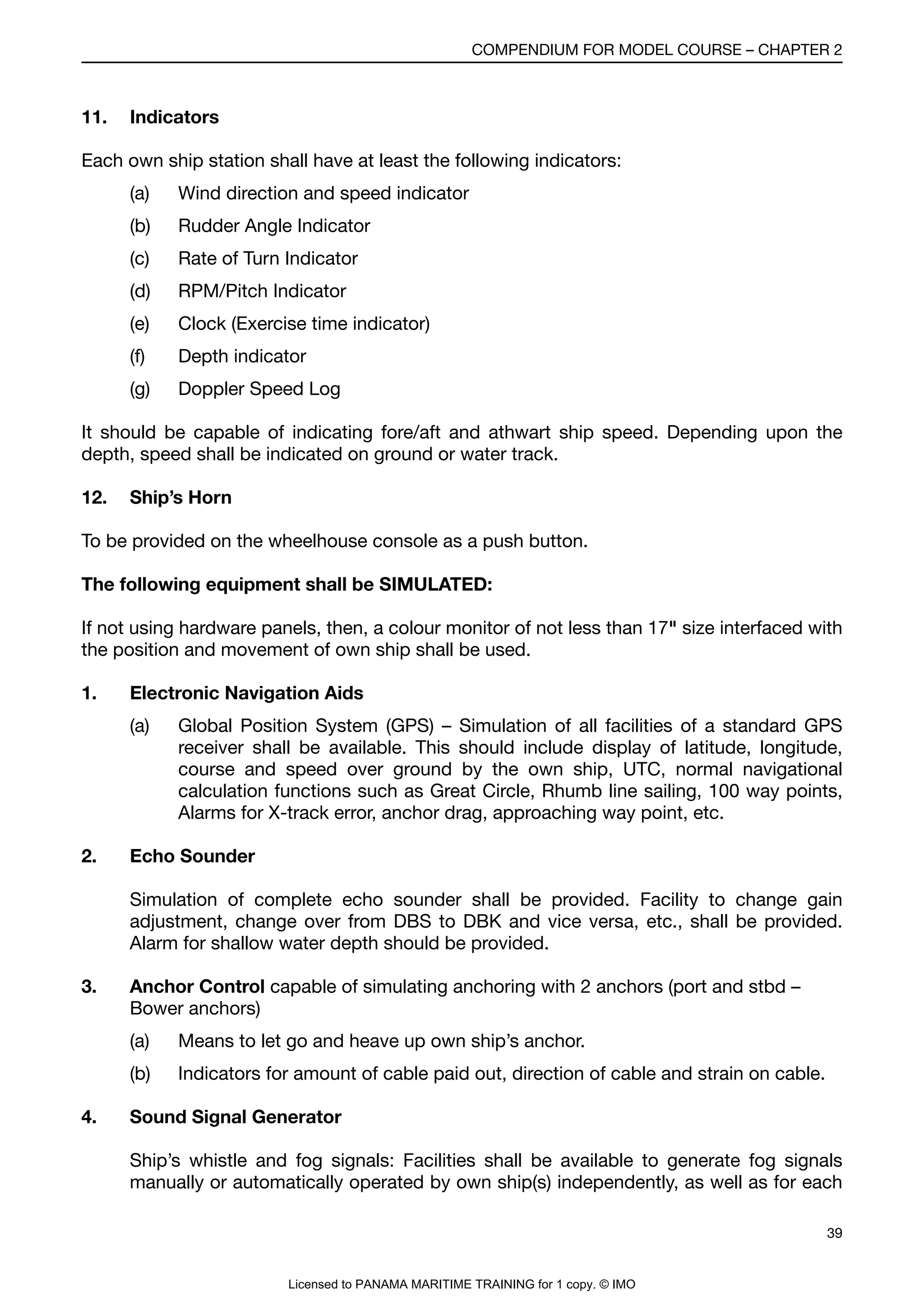 IMO Model Course 6.10 Edition 2012 | PDF