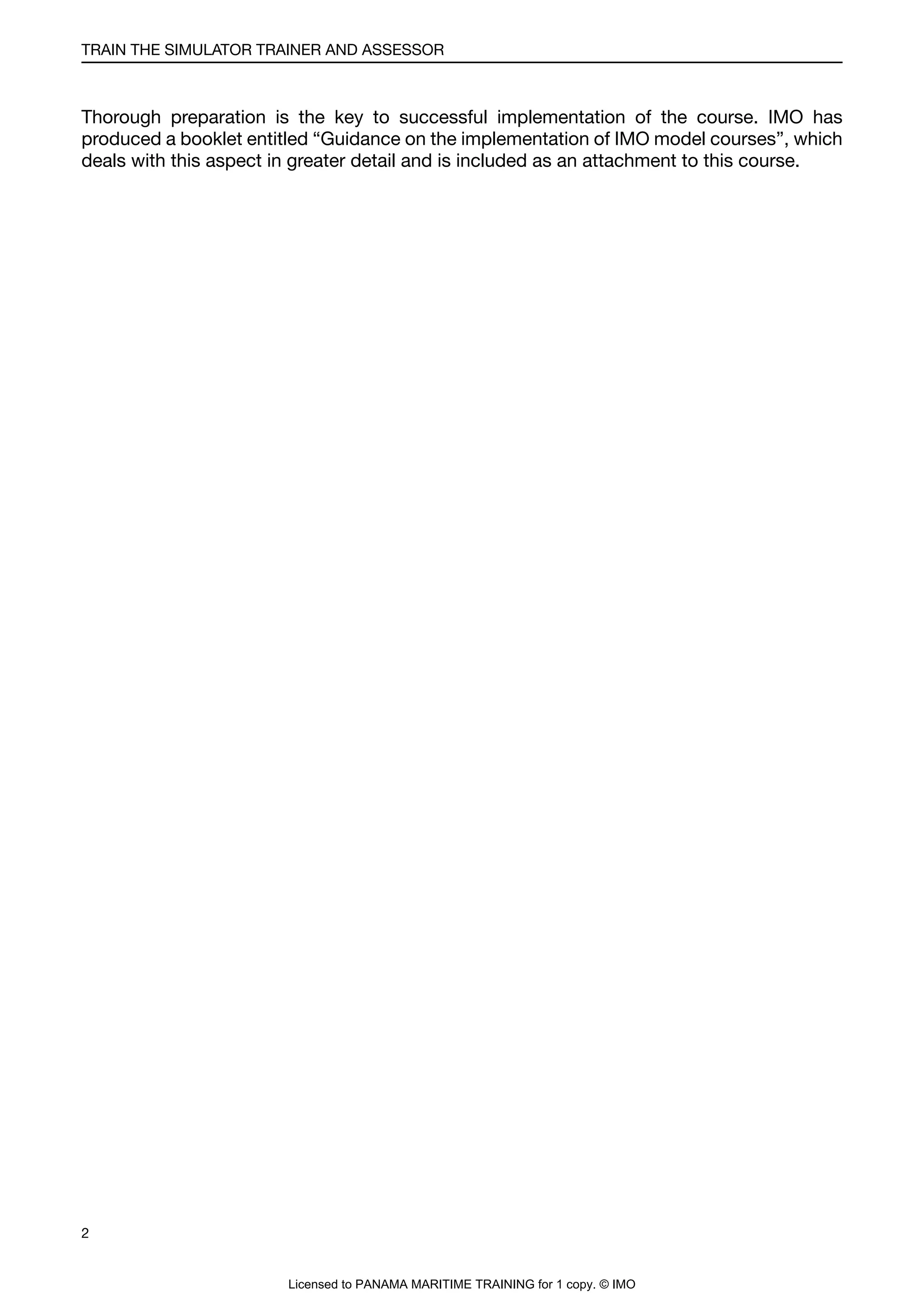 IMO Model Course 6.10 Edition 2012 | PDF