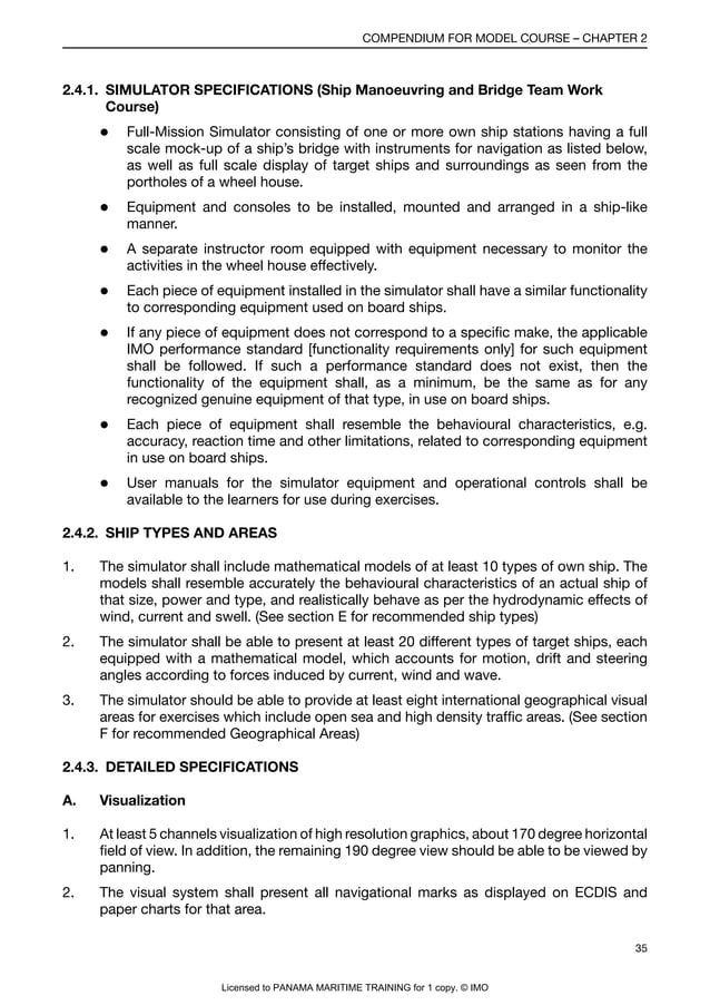 IMO Model Course 6.10 Edition 2012 | PDF