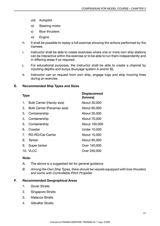 IMO Model Course 6.10 Edition 2012 | PDF