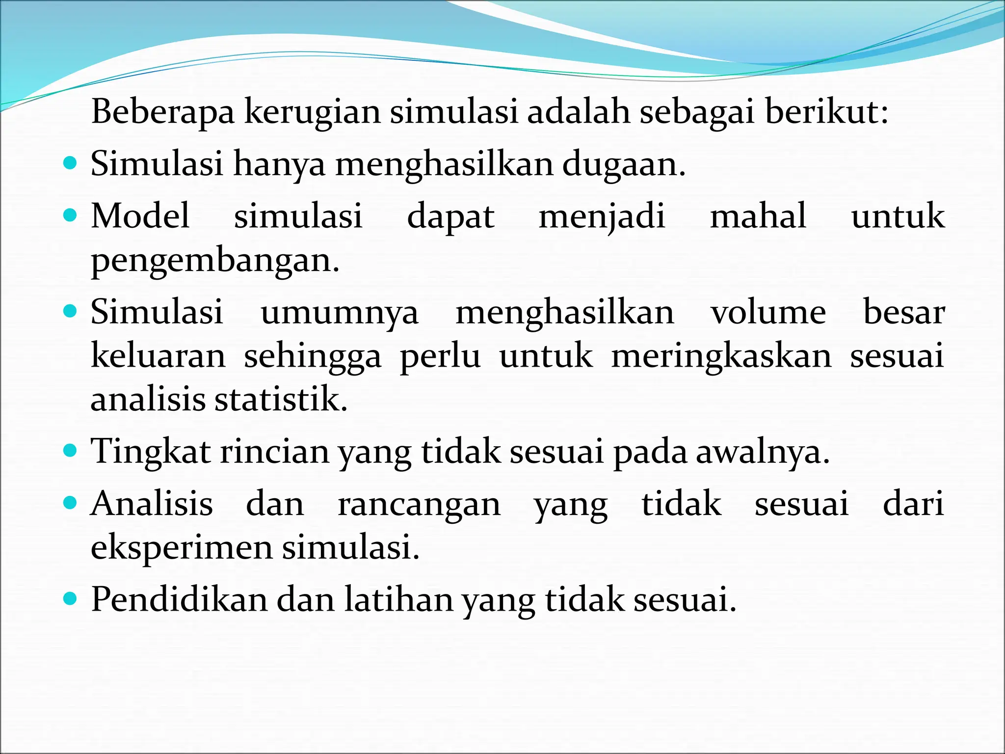 model simulasi sistem informasi pada yang merupakan program komputer | PPT
