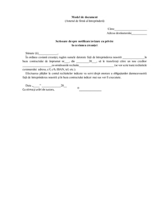 Model de-document | DOCX