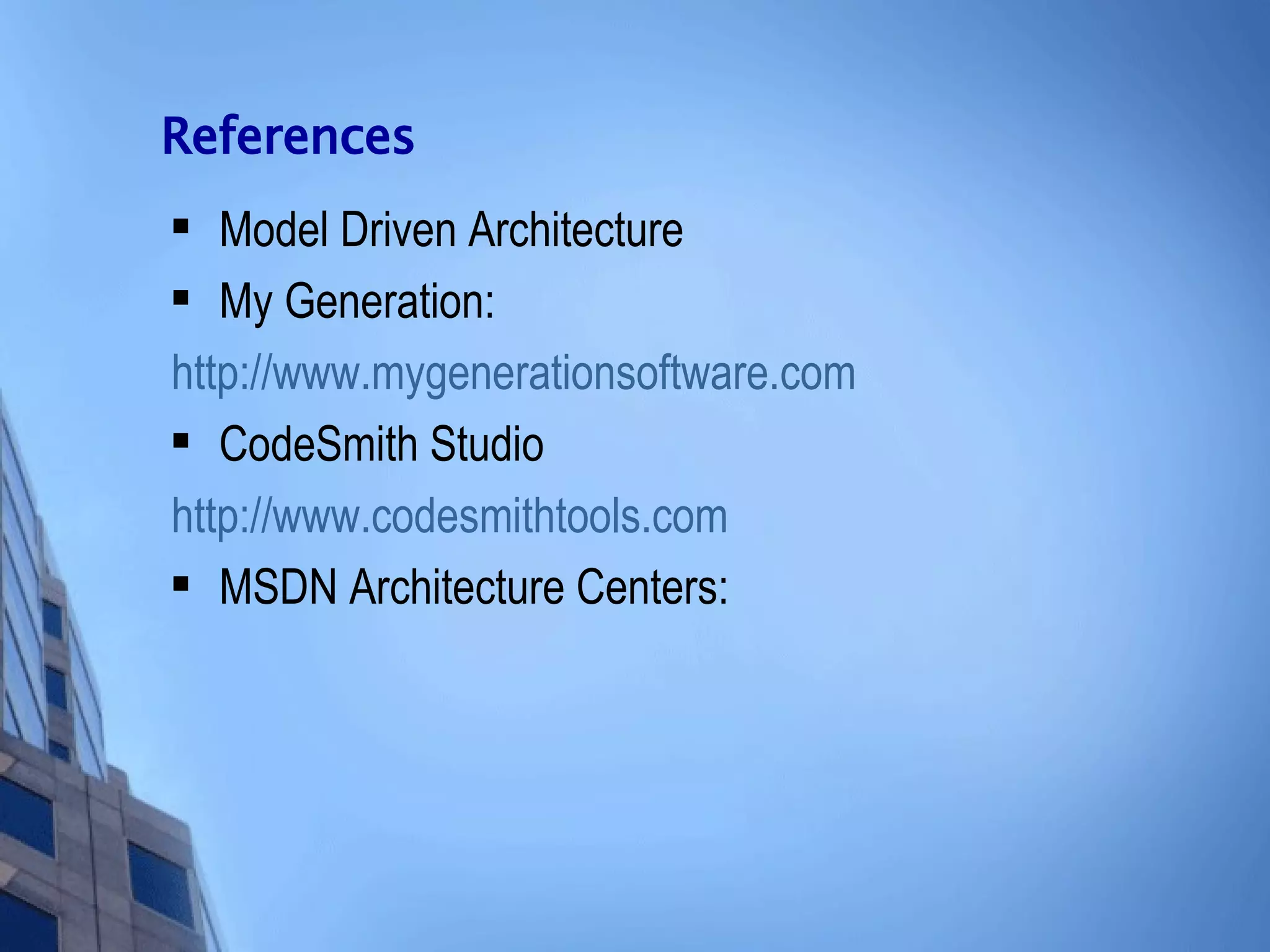 Model Driven Architectures | PPT Model Driven Architectures | PPT