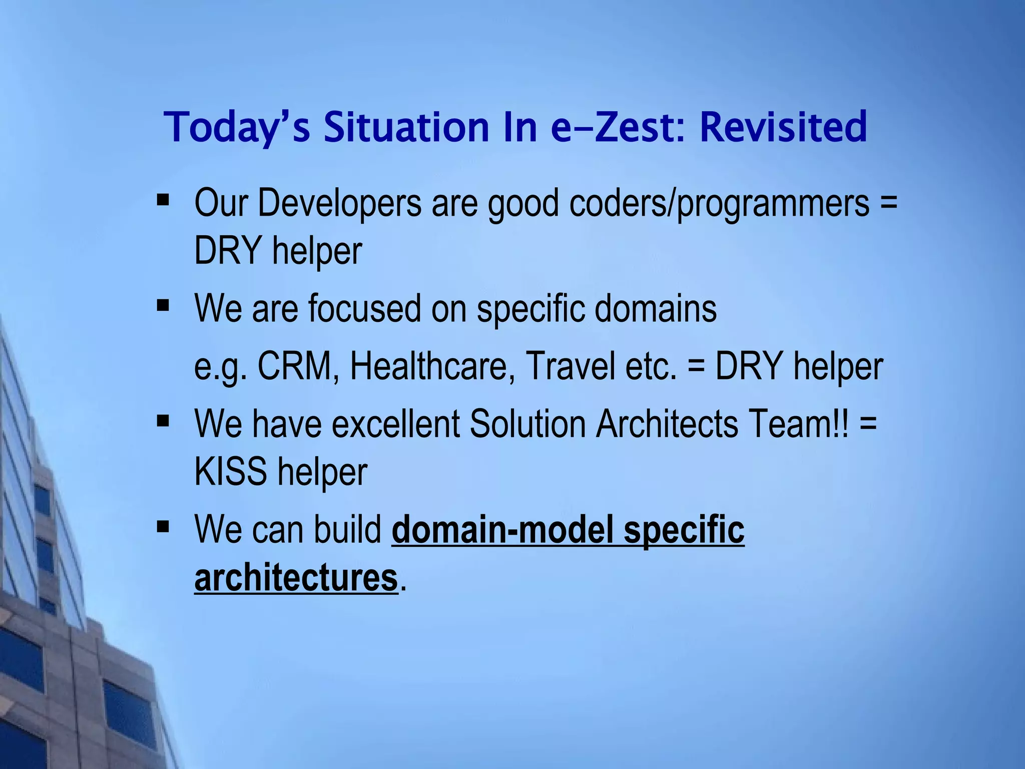 Model Driven Architectures Ppt