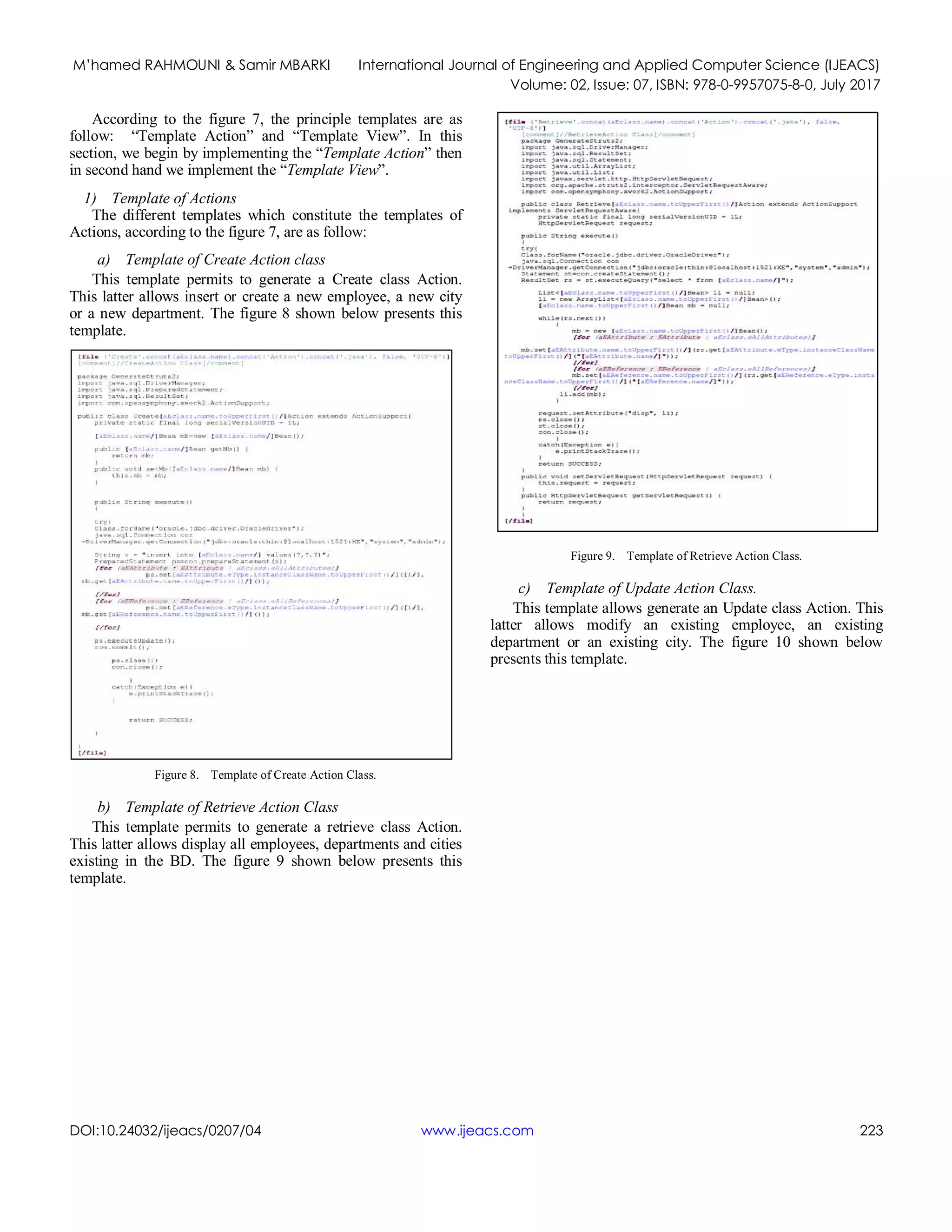 Model-Driven Generation of MVC2 Web Applications: From Models to Code | PDF