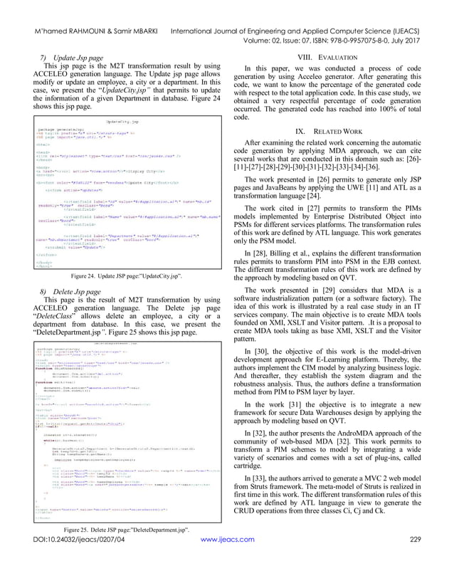 Model-Driven Generation of MVC2 Web Applications: From Models to Code | PDF | Web Development ...