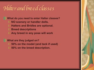 Model Horse Intro Slideshow | PPT