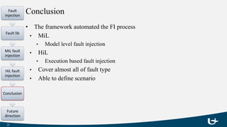 Model implemented hybrid fault injection | PDF