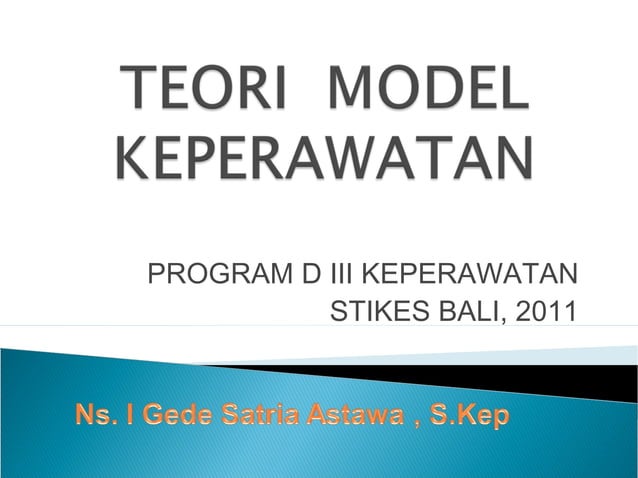 Model konsep-dan-teori-keperawatan | PPT