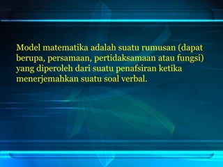 model-matematika.ppt