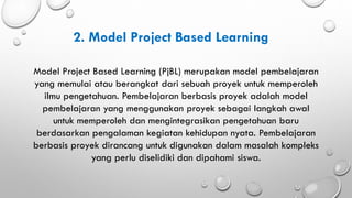 Model-Model-Pembelajaran Kurikulum Merdeka | PDF