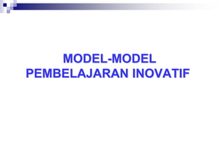INOVASI PEMBELAJARAN | PPT