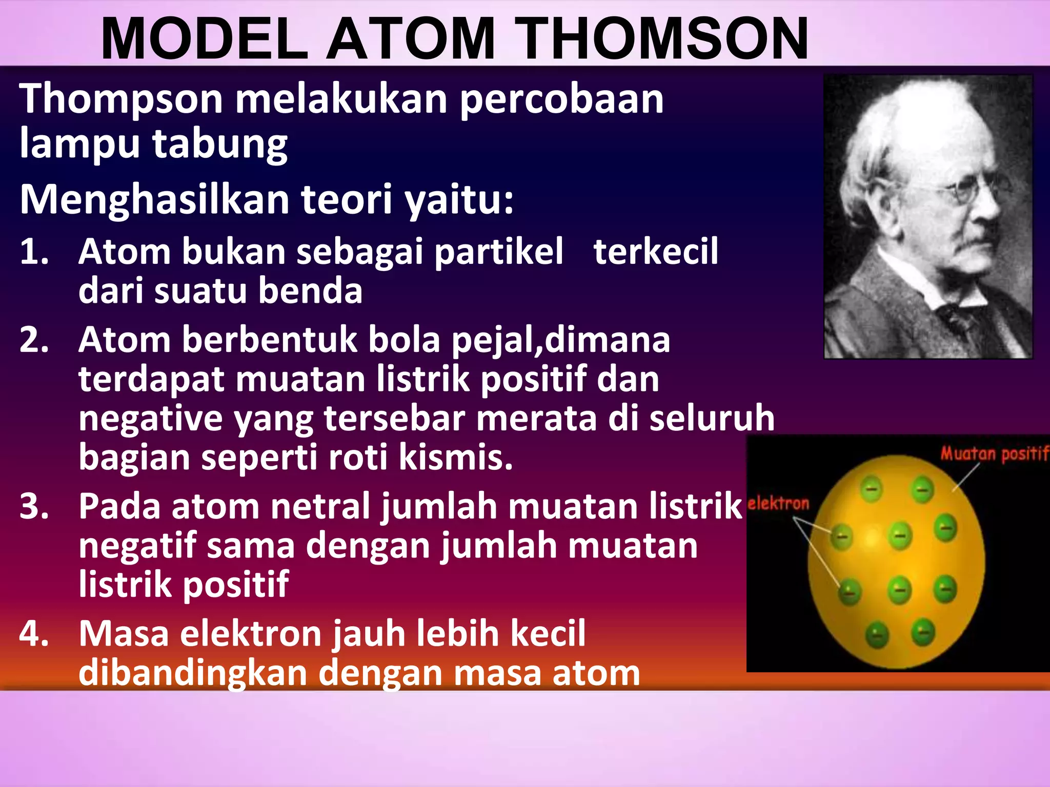 Model model atom | PPTX