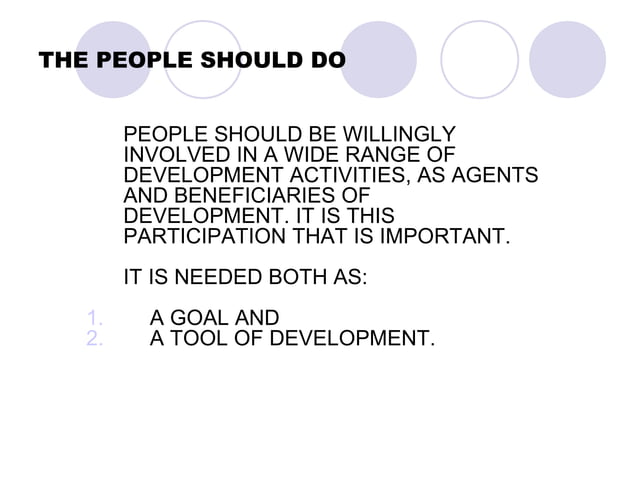 Participatory Planing and Development | PPT