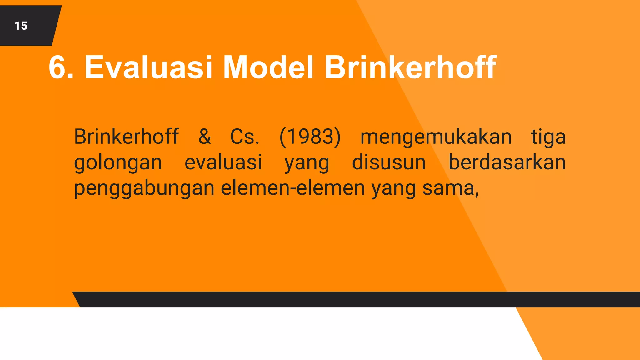 Model model evaluasi program | PPTX