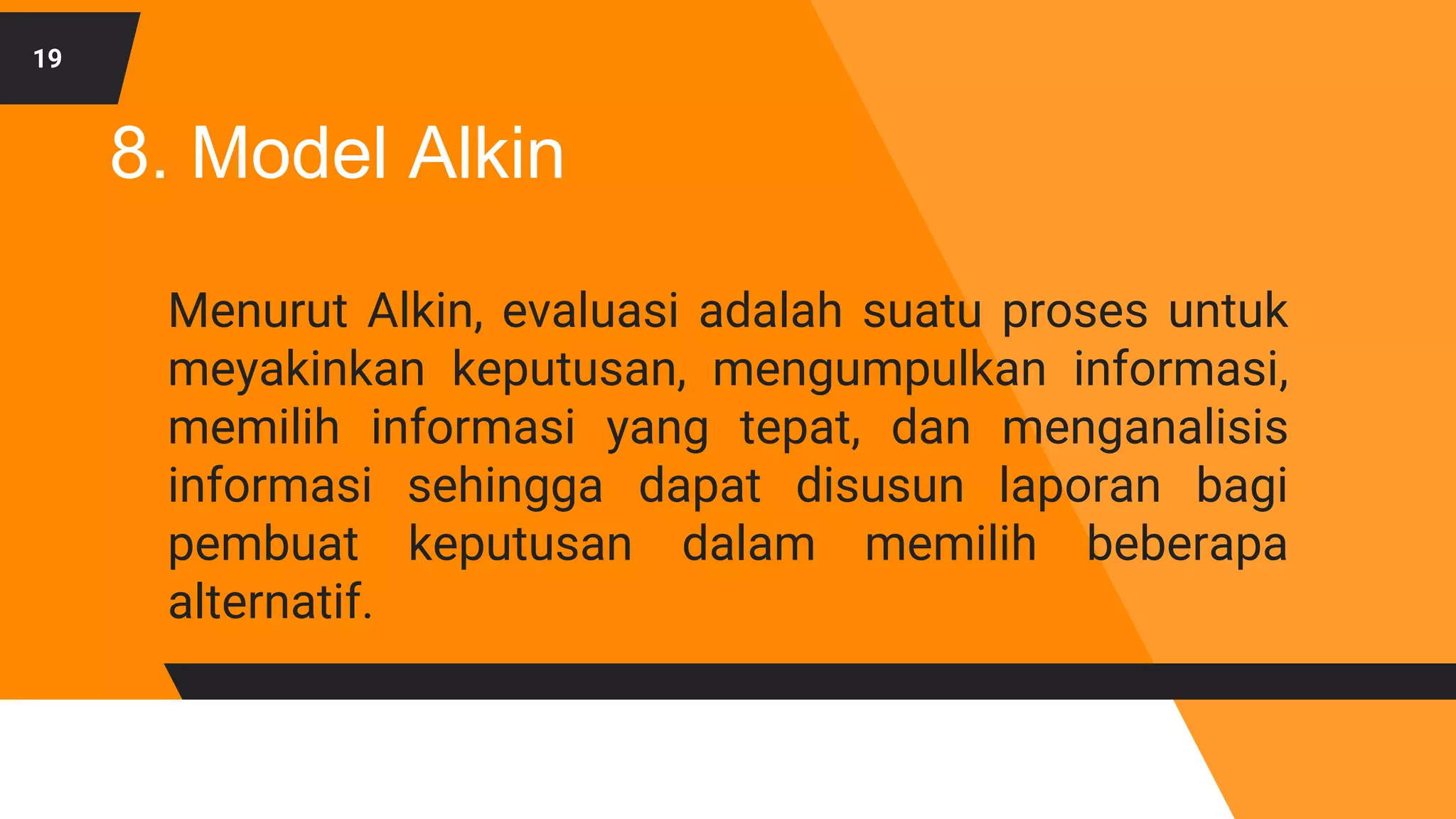 Model model evaluasi program | PPTX