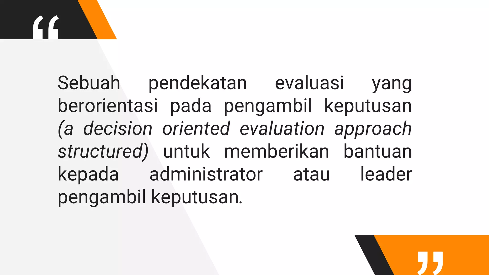 Model model evaluasi program | PPTX