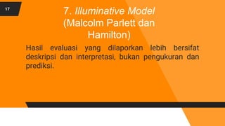 Model model evaluasi program | PPTX