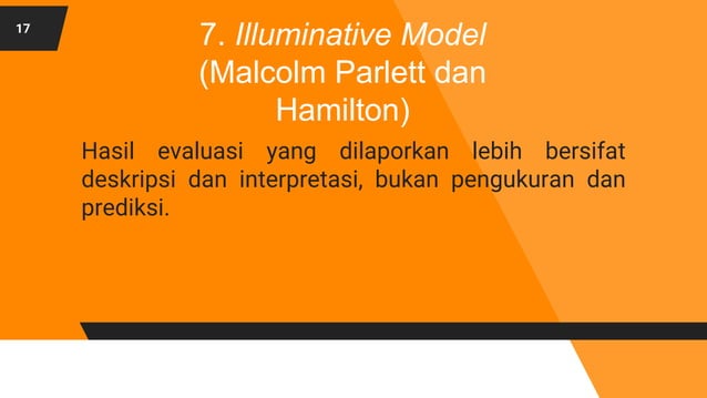 Model model evaluasi program | PPTX
