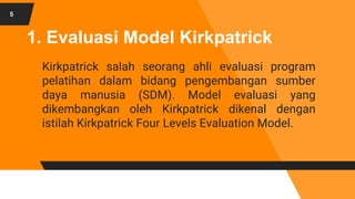 Model model evaluasi program | PPTX