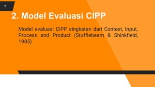 Model model evaluasi program | PPTX