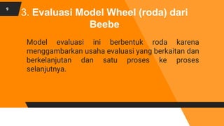 Model model evaluasi program | PPTX