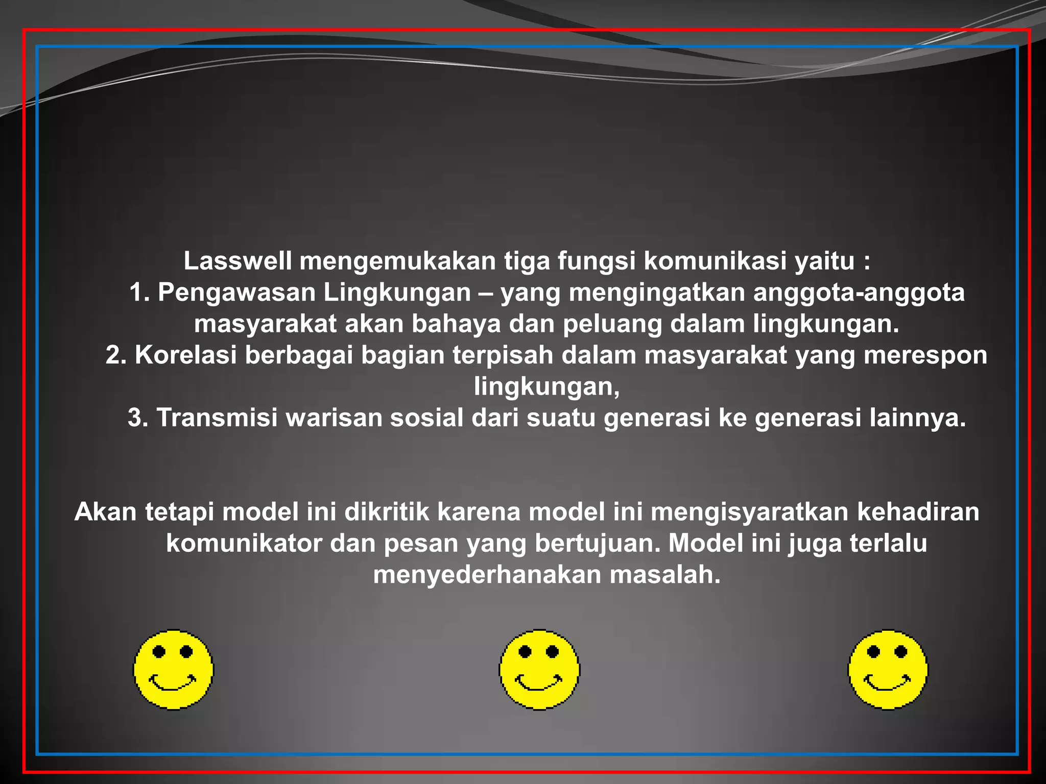 Model model komunikasi | PPTX
