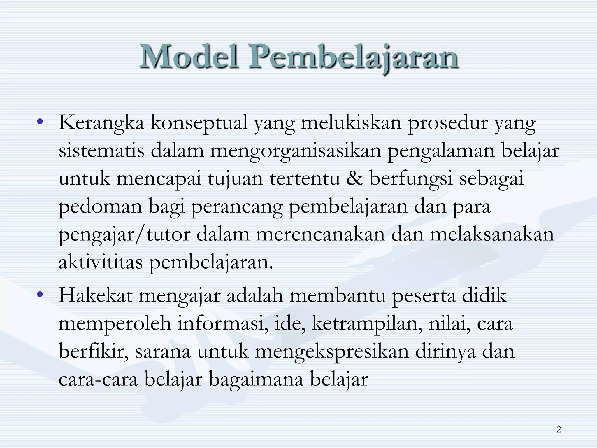 Model-Model Pembelajaran.ppt