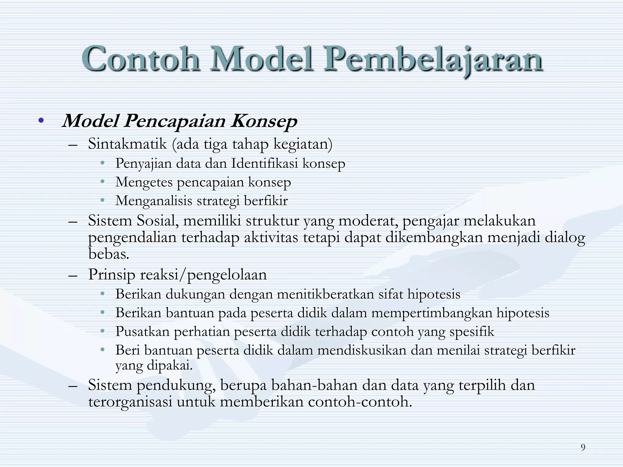 Model-Model Pembelajaran.ppt