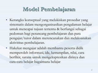 Model-Model Pembelajaran.ppt