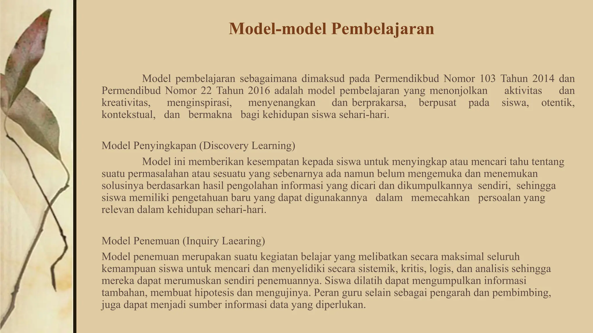 MODEL-MODEL PEMBELAJARAN PERENCANAAN.pptx