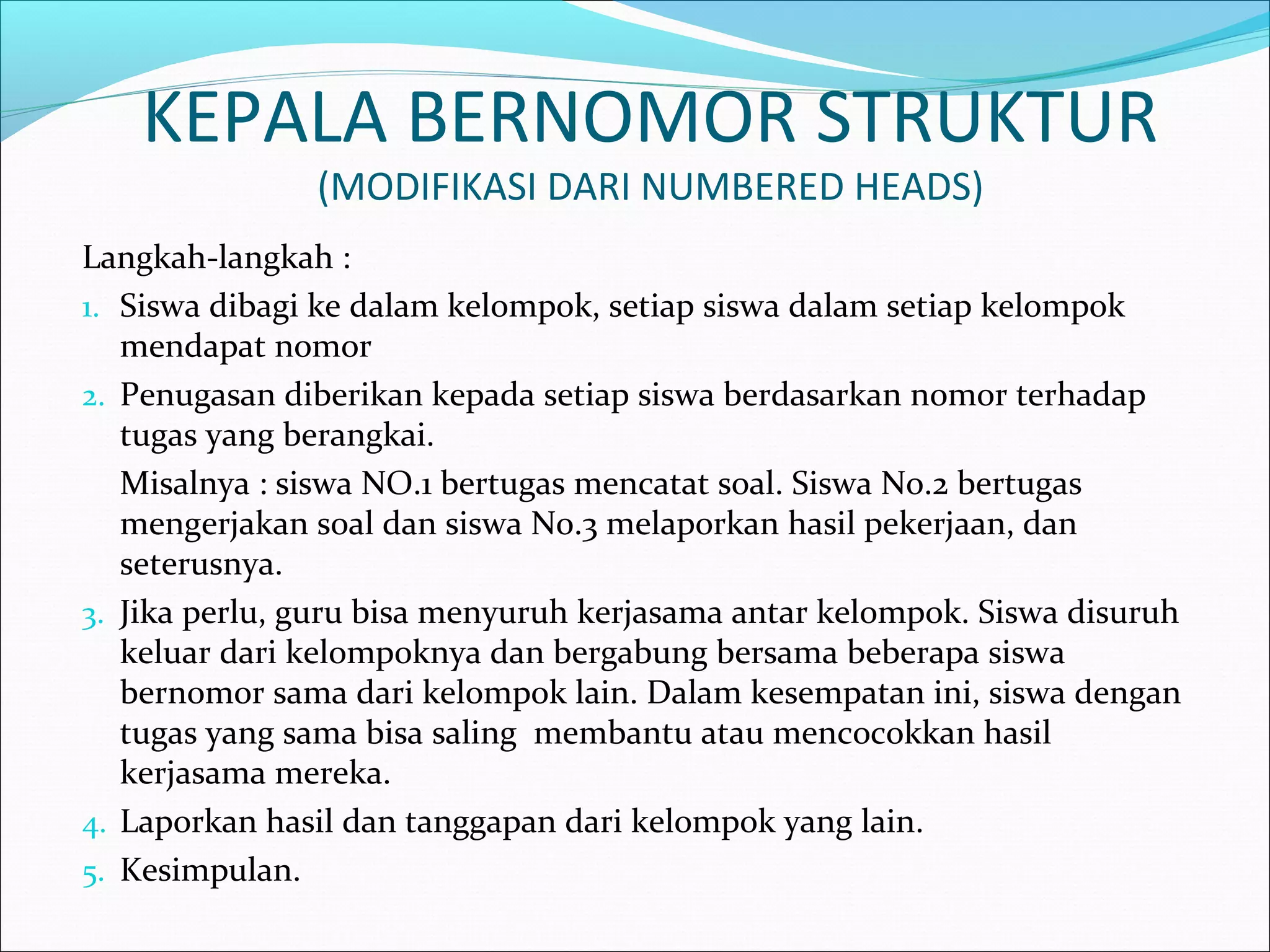 Model model pembelajaran yang efektif | PPT