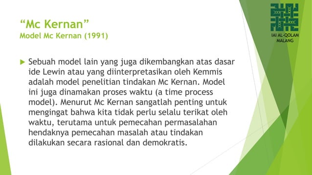 Pengenalan Model Model Penelitian Tindakan Kelas (ptk) | PPTX