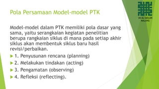 Pengenalan Model Model Penelitian Tindakan Kelas (ptk) | PPTX