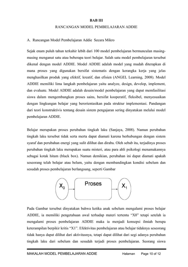 Model pembelajaran-addie | DOC