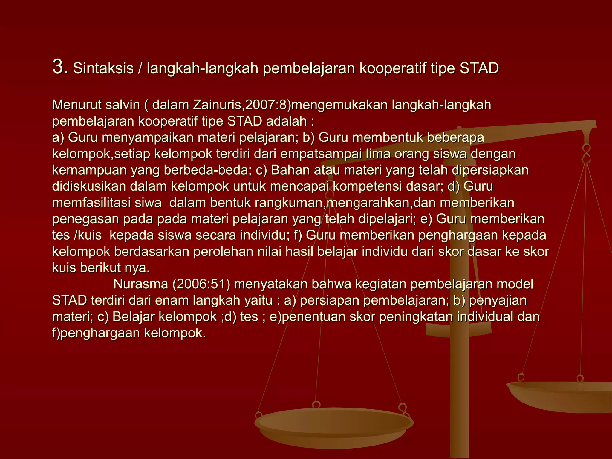 Model pembelajaran-kooperatif-tipe-stad | PPT