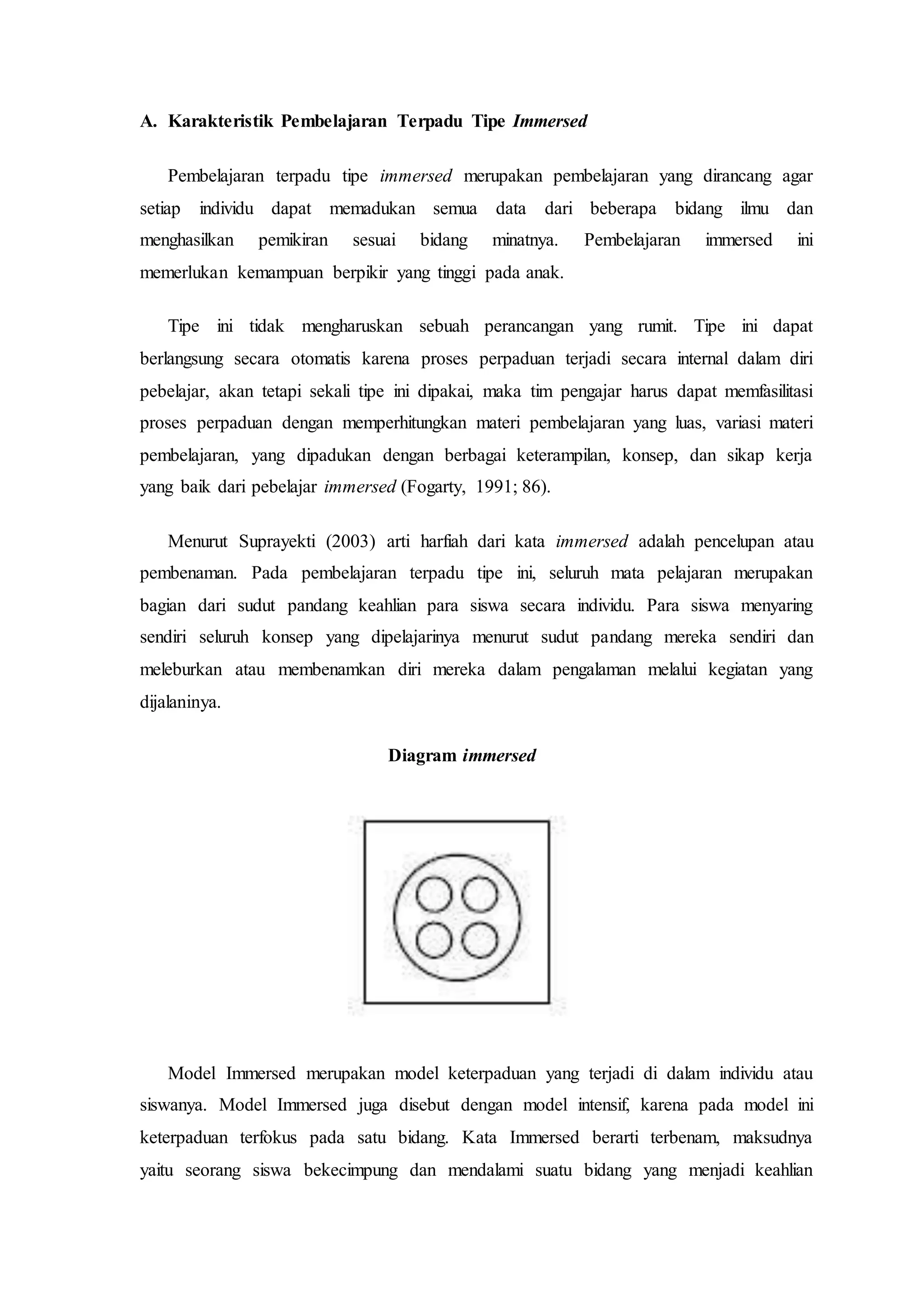 Model pembelajaran-terpadu-immersed | DOCX
