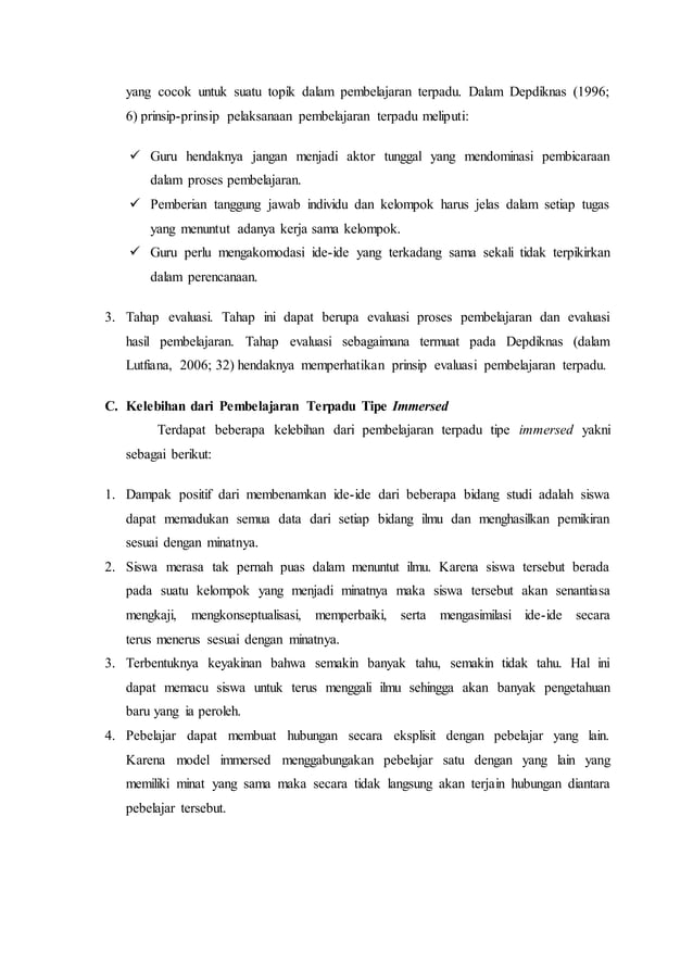 Model pembelajaran-terpadu-immersed | DOCX
