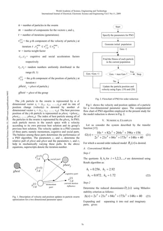 Model reduction-of-linear-systems-by conventional-and-evolutionary-techniques | PDF