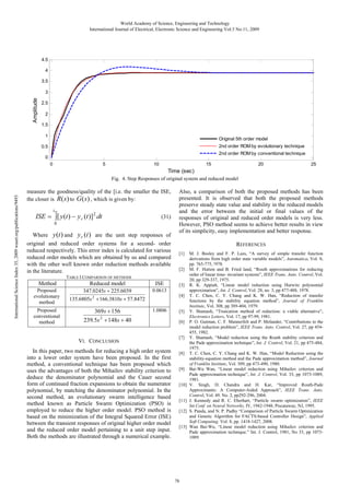 Model reduction-of-linear-systems-by conventional-and-evolutionary-techniques | PDF
