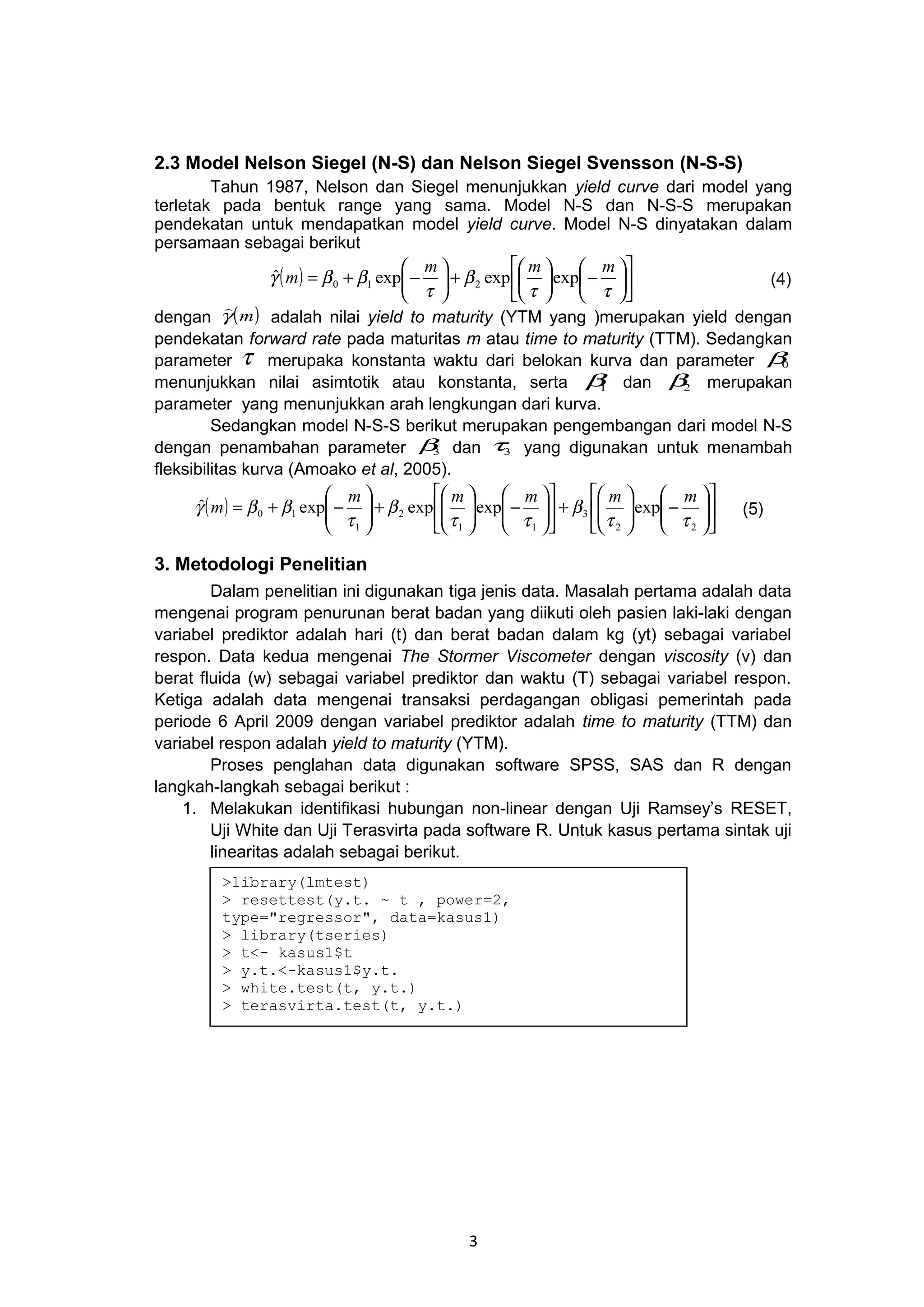 Model regresi-non-linear | DOC