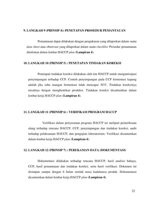Model rencana-haccp-industri-chicken-nugget | PDF